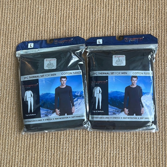Therma Tek | Underwear & Socks | Thermatek Mens Set Of Two 2pc Thermal ...